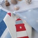 Handmade Nautical Seaside Lighthouse, Beach Hut Boat, Fryetts Bunting ...