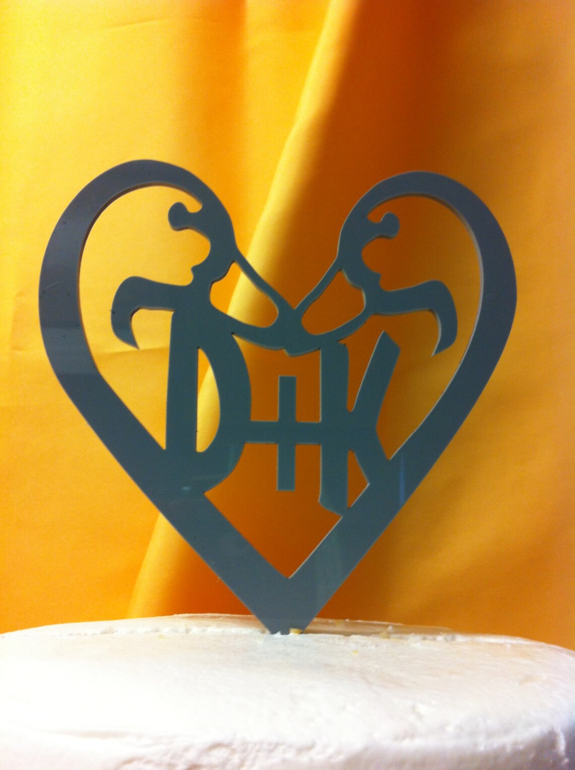 Rustic Country 2 Initial Duck Customized Personal Wedding Cake - Etsy