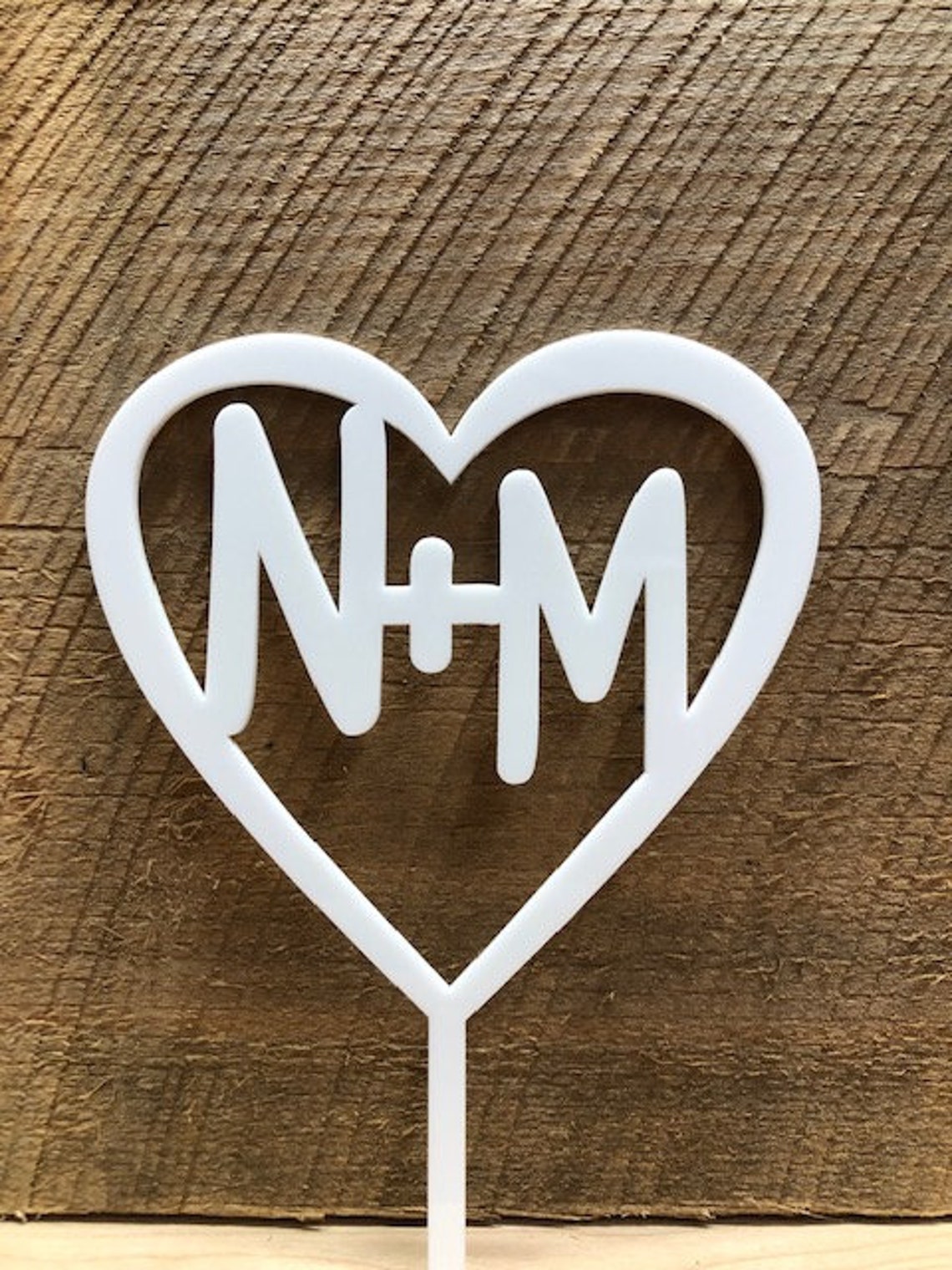 Carved Initials in A Heart Custom Personalized Wedding Cake - Etsy