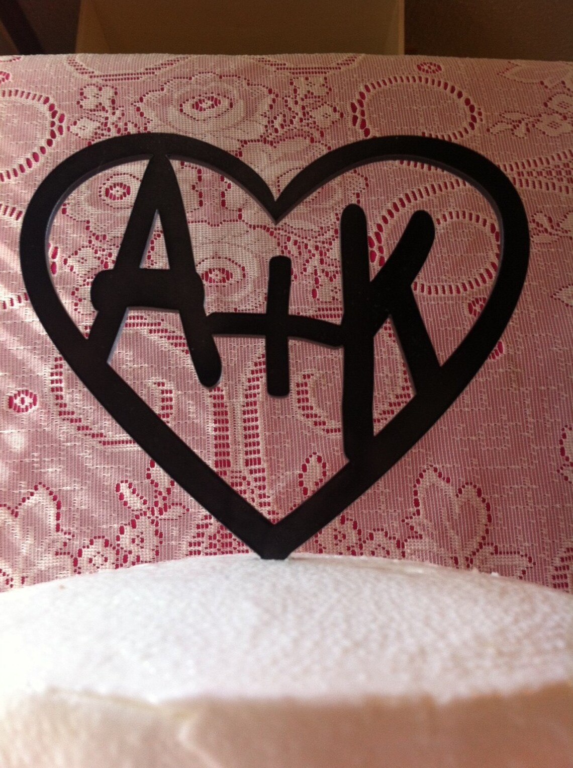 Carved Initials in A Heart Custom Personalized Wedding Cake - Etsy