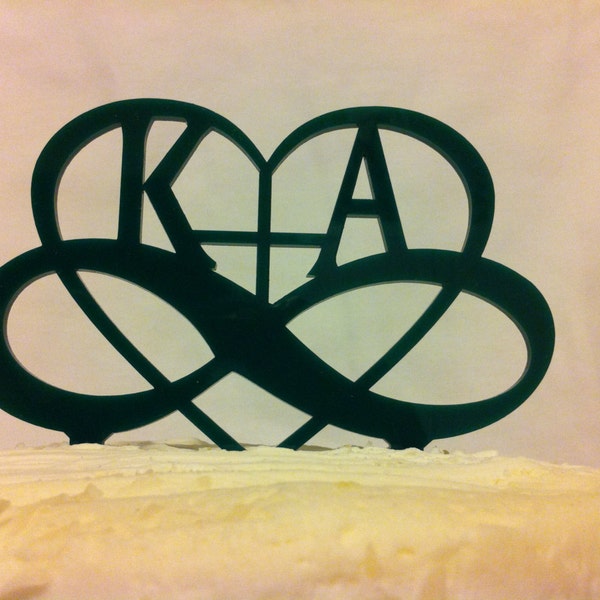 Infinity Cake Topper - Etsy