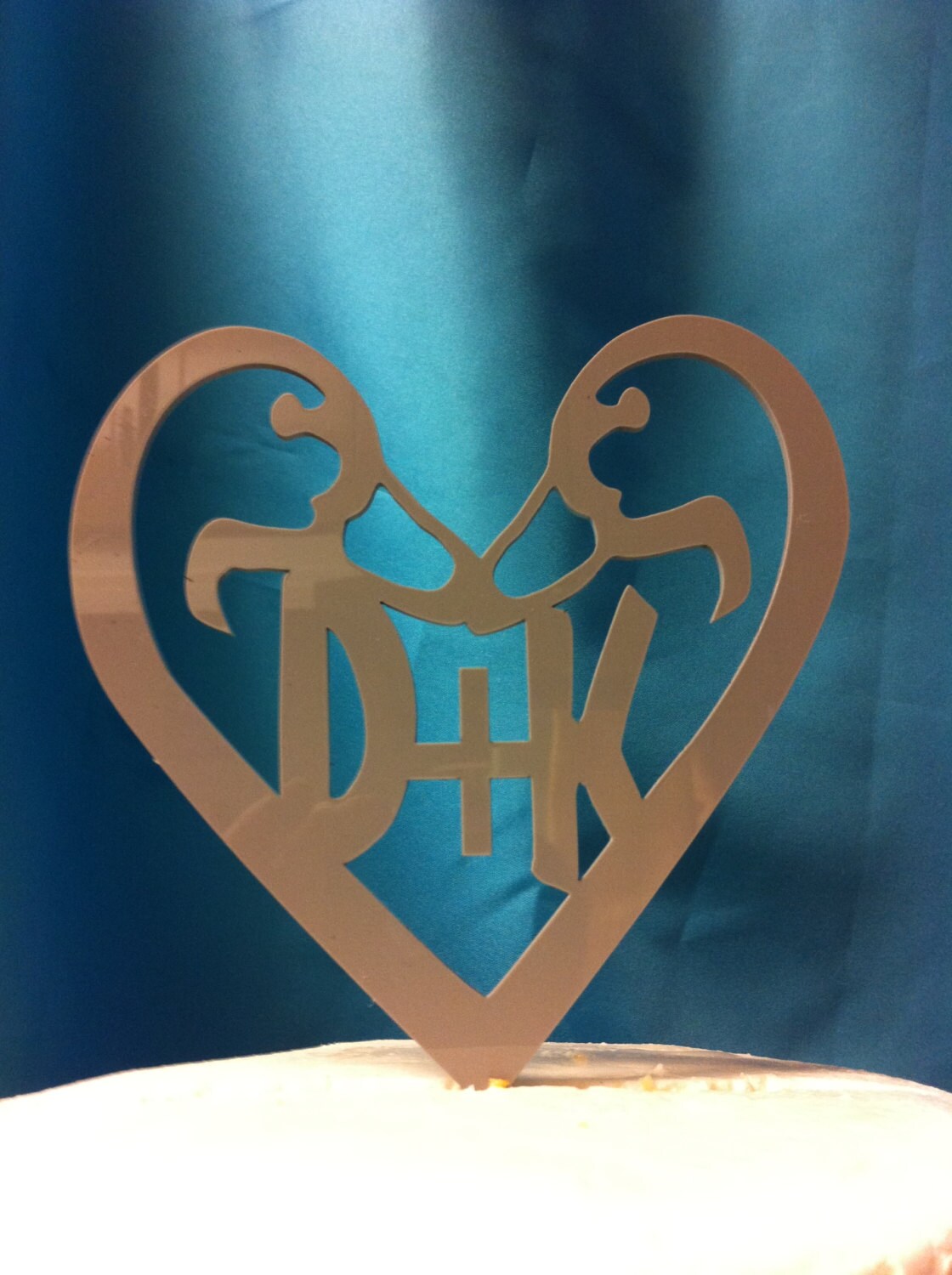 Rustic Country 2 Initial Duck Customized Personal Wedding Cake - Etsy