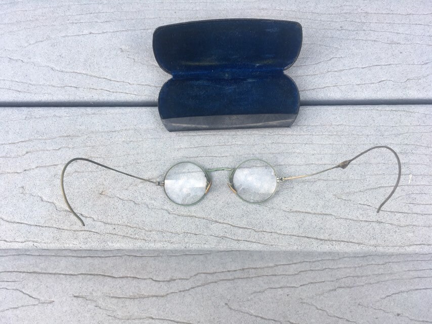 Eyeglasses Vintage Spectacles Copper Brass Ornate Delicate | Etsy