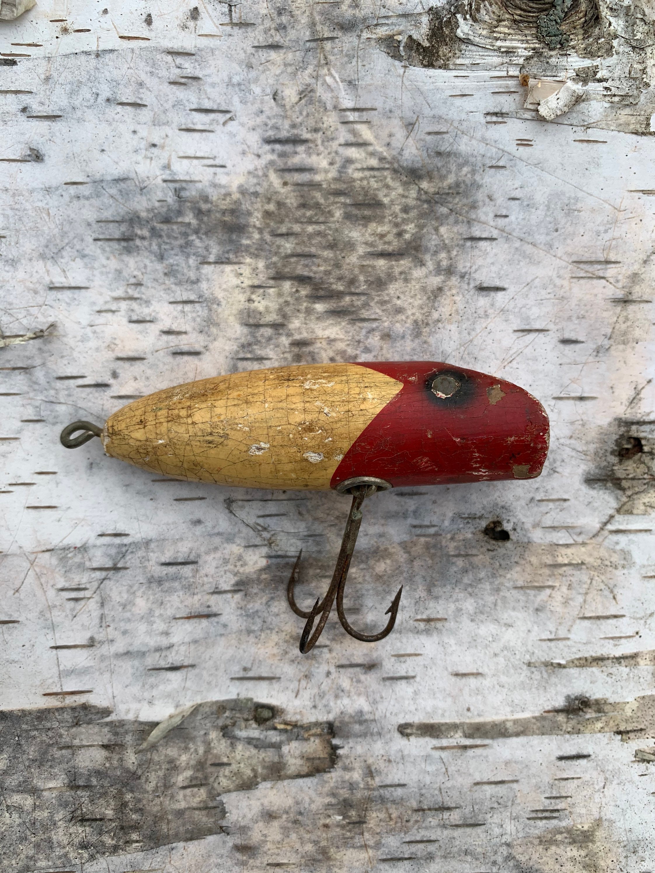 Old fishing lure vintage rustic worn weathered man cave decor | Etsy