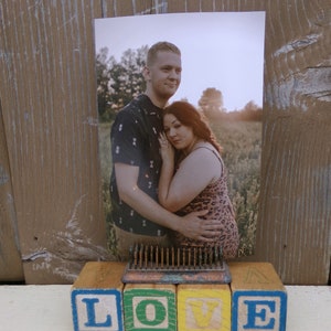 Love Blocks Word Toy Wood Letters Vintage Alphabet Set Wooden Block ...