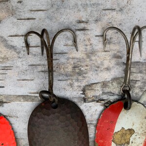 Fishing Lure Set Daredevil Spoon Lot Fish Old Antique Vintage Cabin ...