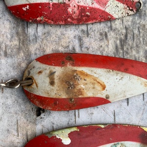 Fishing Lure Set Daredevil Spoon Lot Fish Old Antique Vintage - Etsy