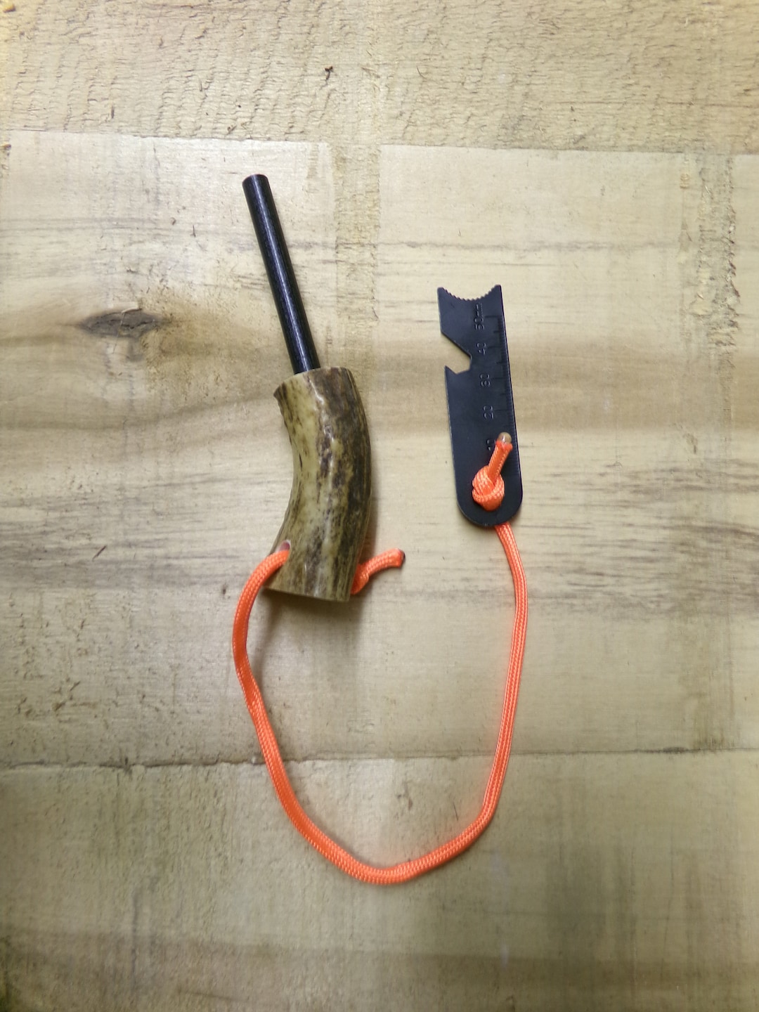 Fire Starter Ferro Rod Antler Ferrocerium Survival Tool Prepper ...