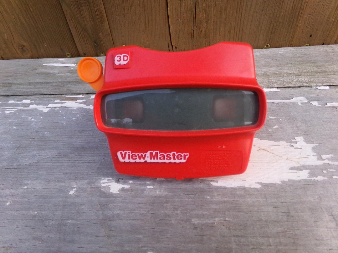 View-master Toy Red Slide Reel View Master Viewmaster 3D Show Retro Fun ...