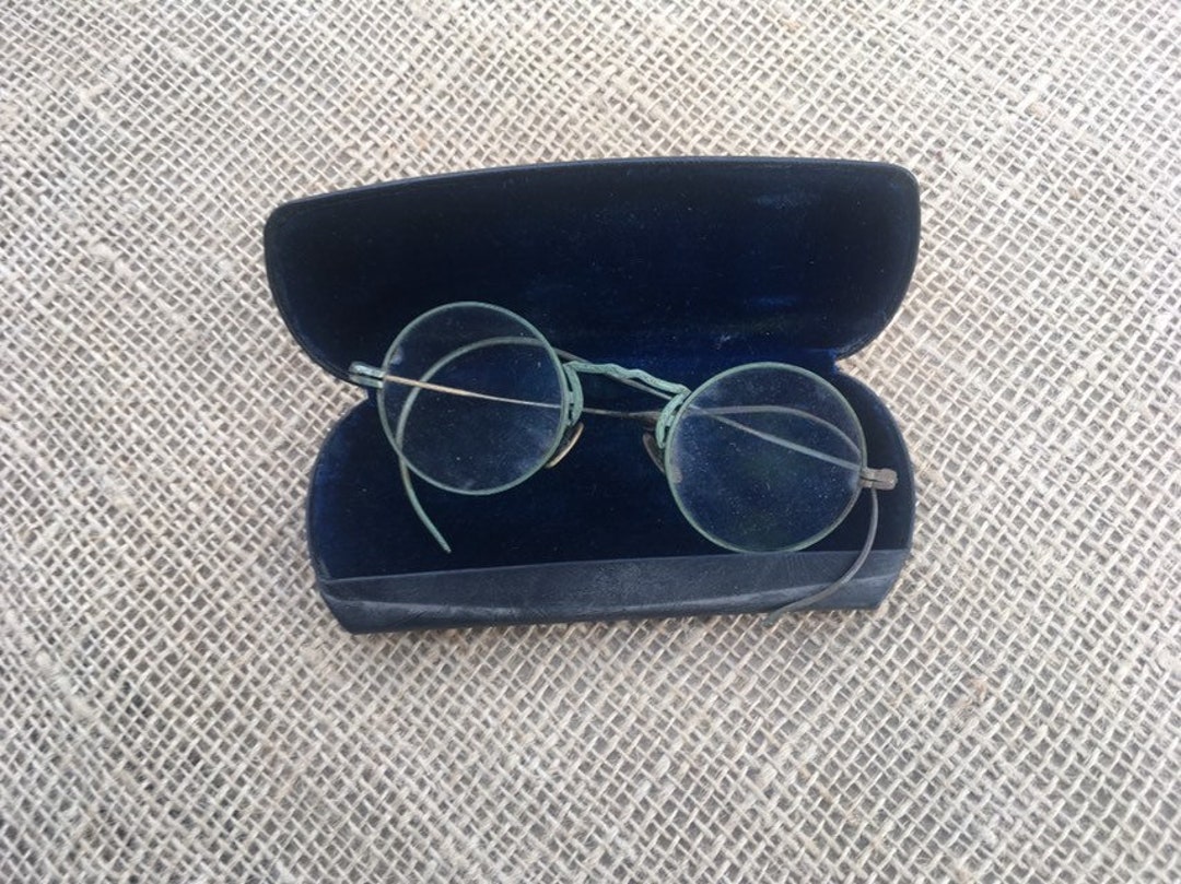 Eyeglasses Vintage Spectacles Copper Brass Ornate Delicate Frame ...