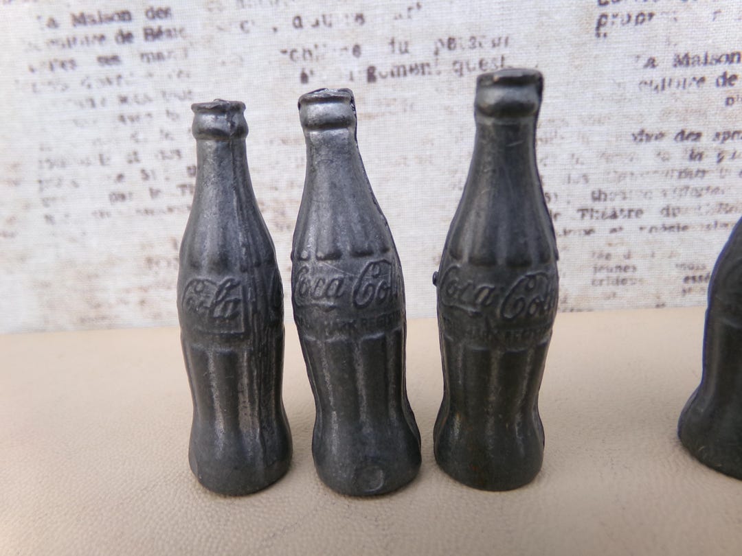 ONE Miniature Coke Bottles Lead Toy Vintage Collectible Mini Little ...