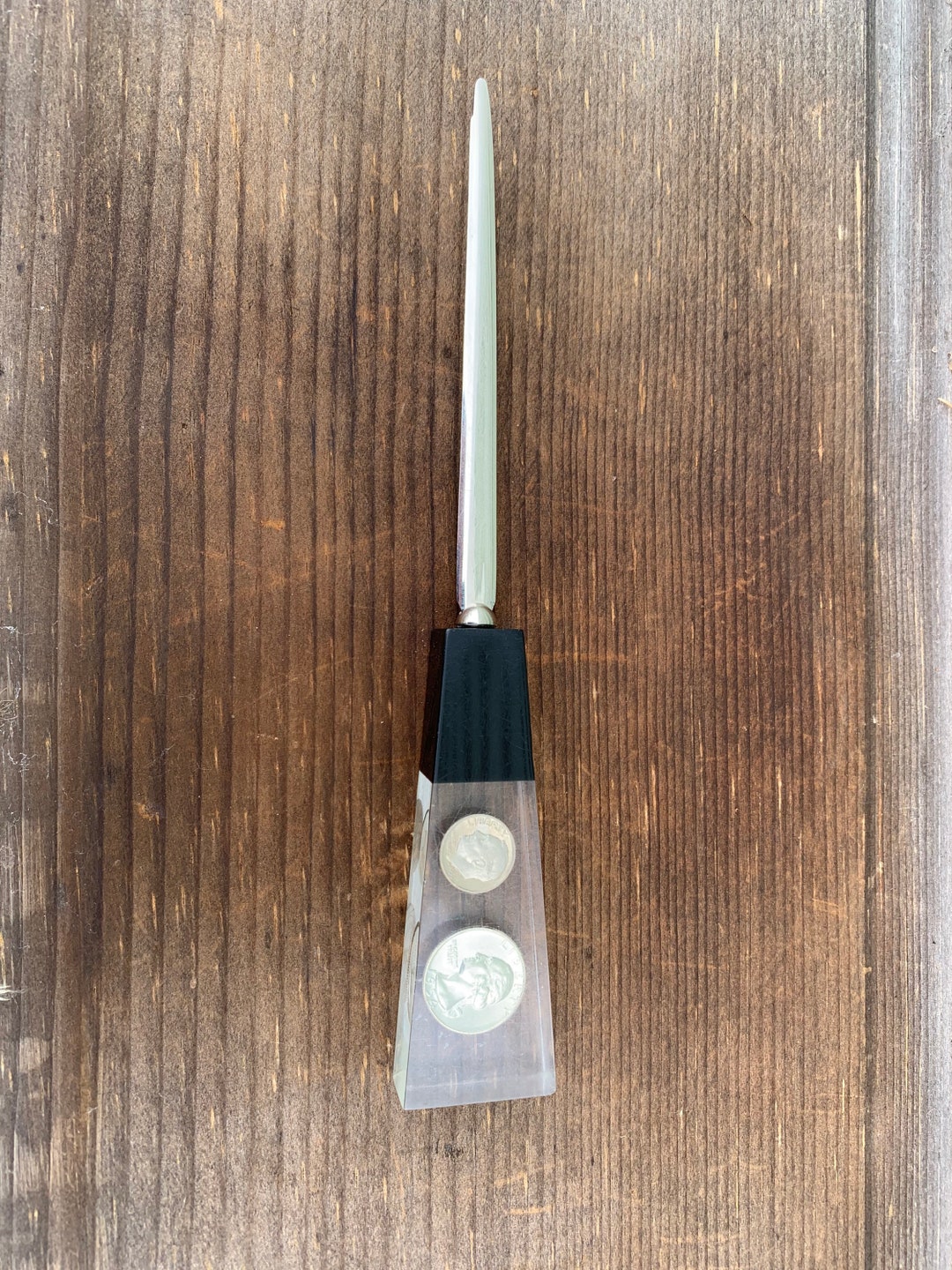 Letter Opener Vintage Coin Resin Handled Handle Collectible Quarter ...
