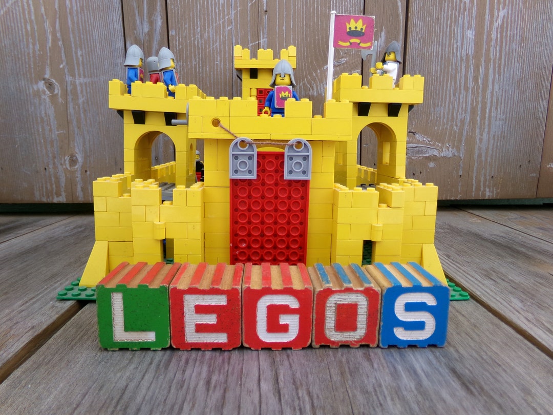 Legos Blocks Word Toy Wood Letters Vintage Alphabet Set Wooden Block ...