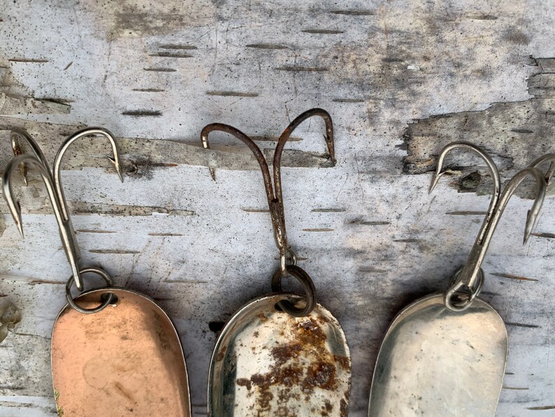 Fishing Lure Set Daredevil Spoon Lot Fish Old Antique Vintage | Etsy