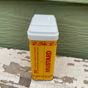 Durkee Ground Mustard Spice Tin Yellow Vintage Metal Small - Etsy