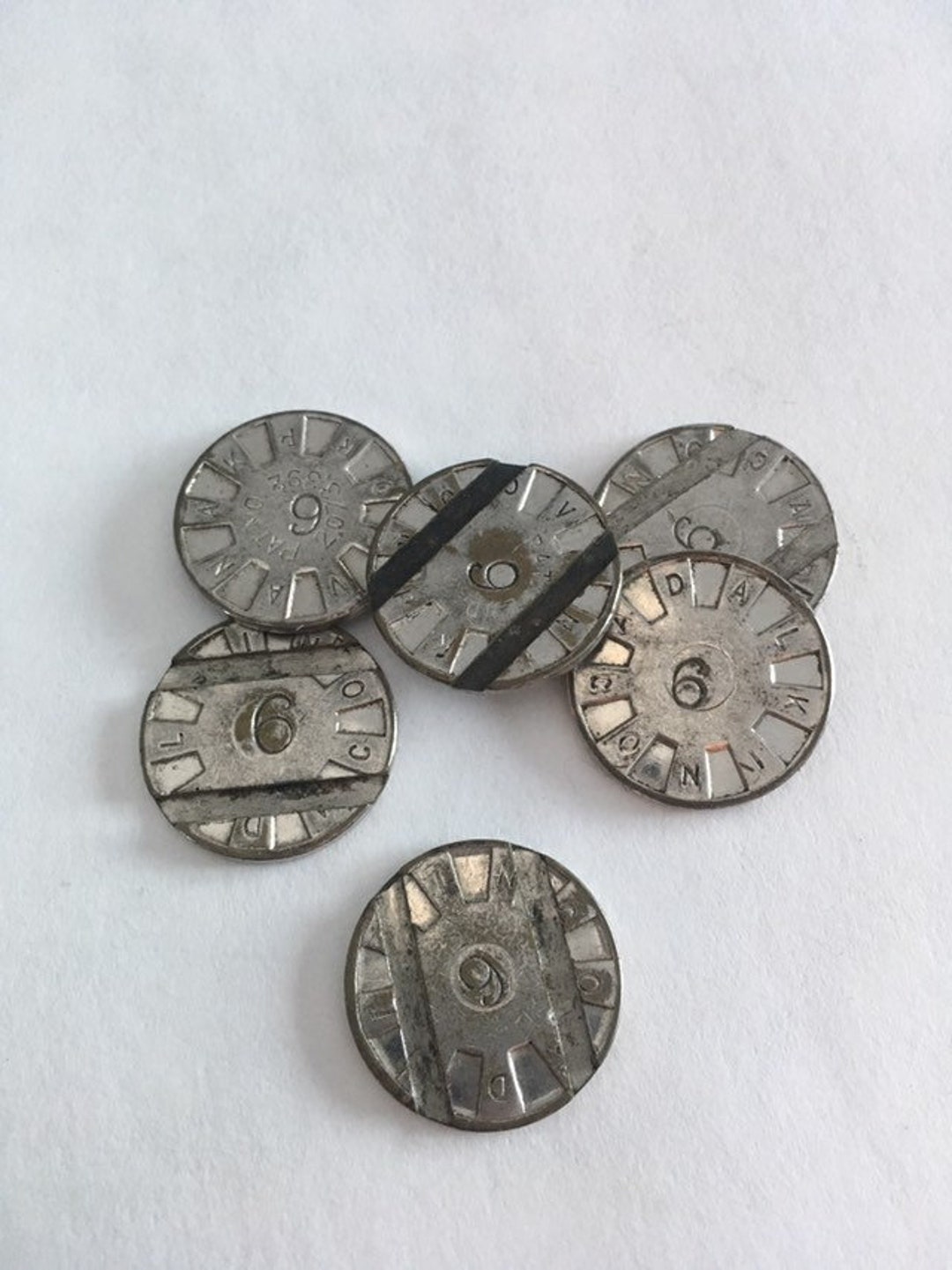VANAK Corp Token A DALKIN CO Testing Adjustable Apparatus Brass Nickel ...