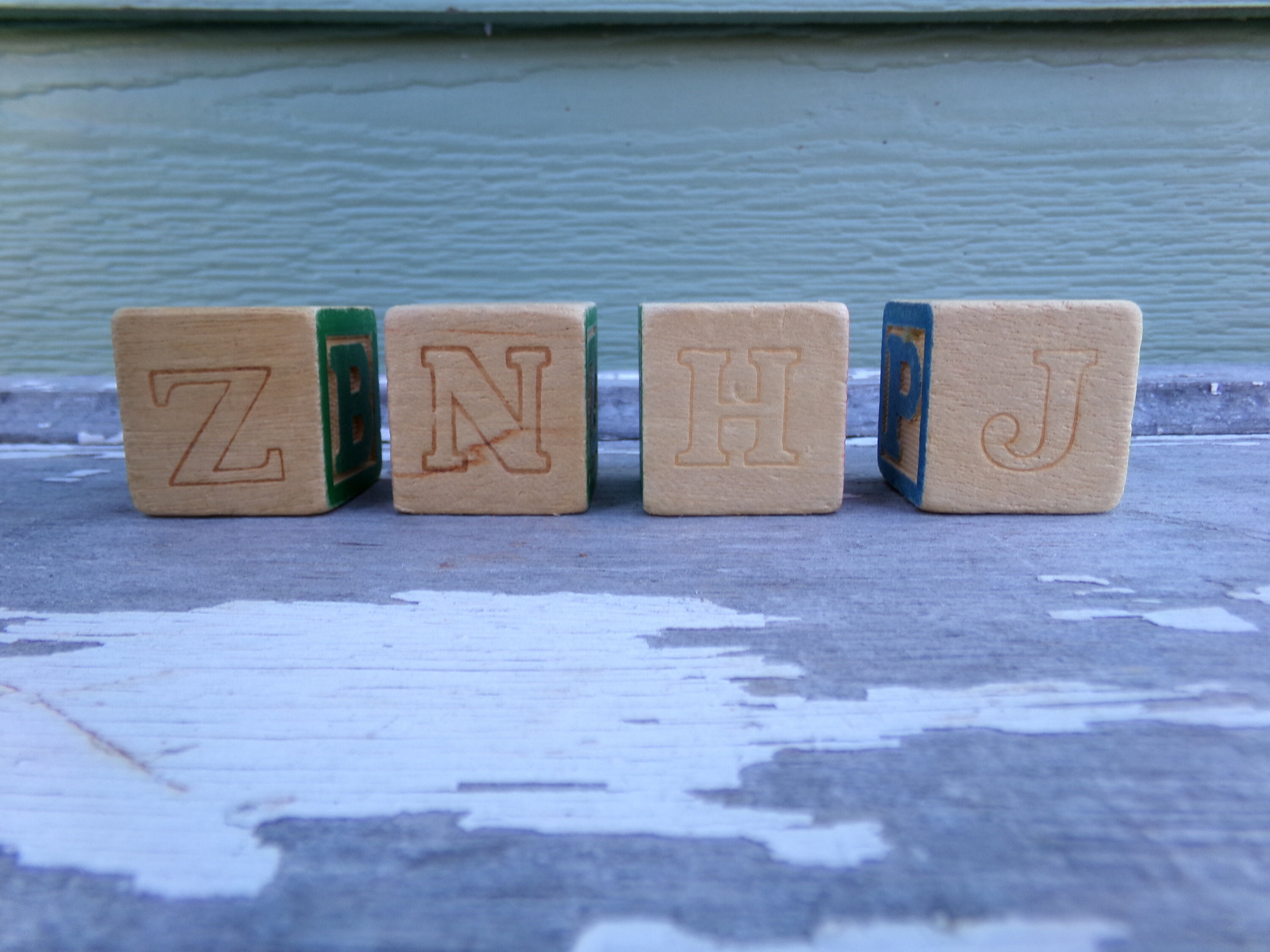 PRAY Toy Wood Blocks Word Letters Vintage Alphabet Set Wooden Block ...