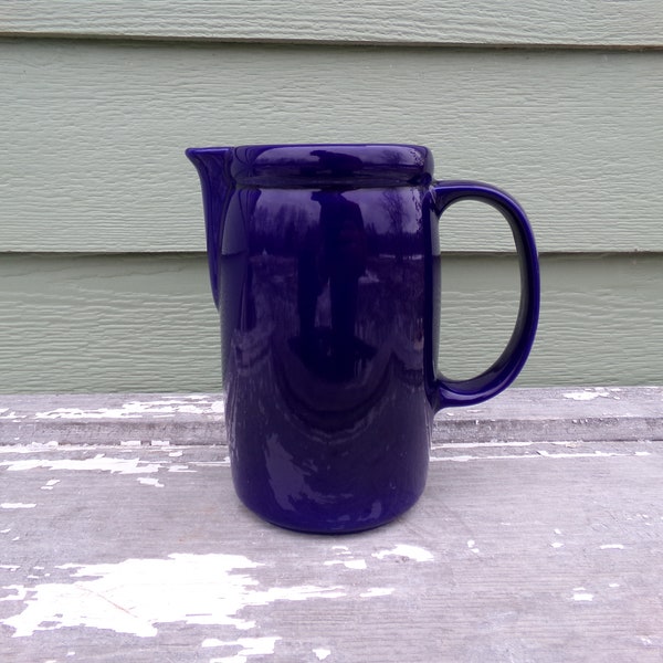 Mccoy Cobalt Blue Pitcher - Etsy