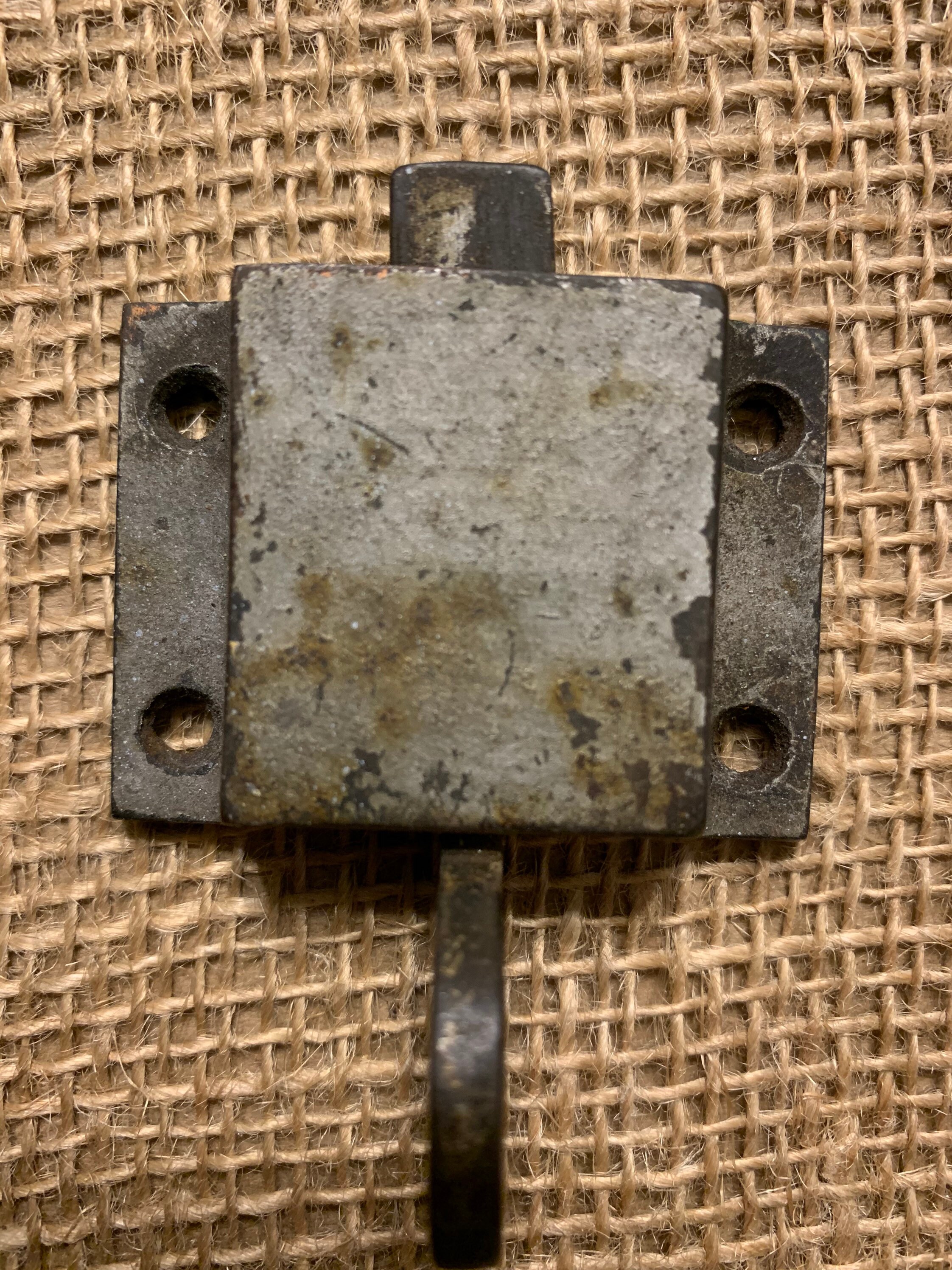Finger Pull Door Latch Spring Loaded Lock Top Restoration Hardware Unit ...