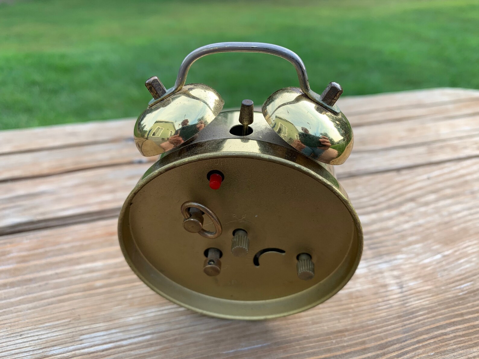 Elvis Clock Wind up Gold Metal Alarm West Germany Unique Clock - Etsy