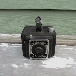 Time Traveler 120 Box Camera Film Vintage Black Silver Retro ...