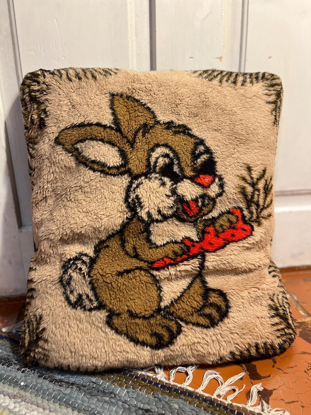 Vintage 1960s Disney Bambi Plush Pillow - Etsy