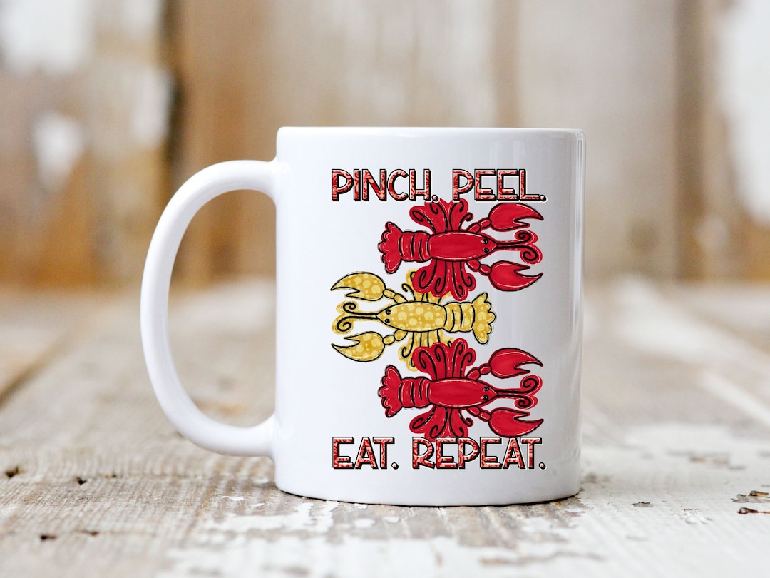 Crawfish Mug, Mardi Gras, Crawfish Gift, Crawfish Boil, Crawfish Cup ...
