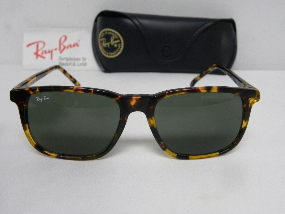 New Vintage B&L Ray Ban Traditionals Style 3 Dark Tortosie W1595 Square ...