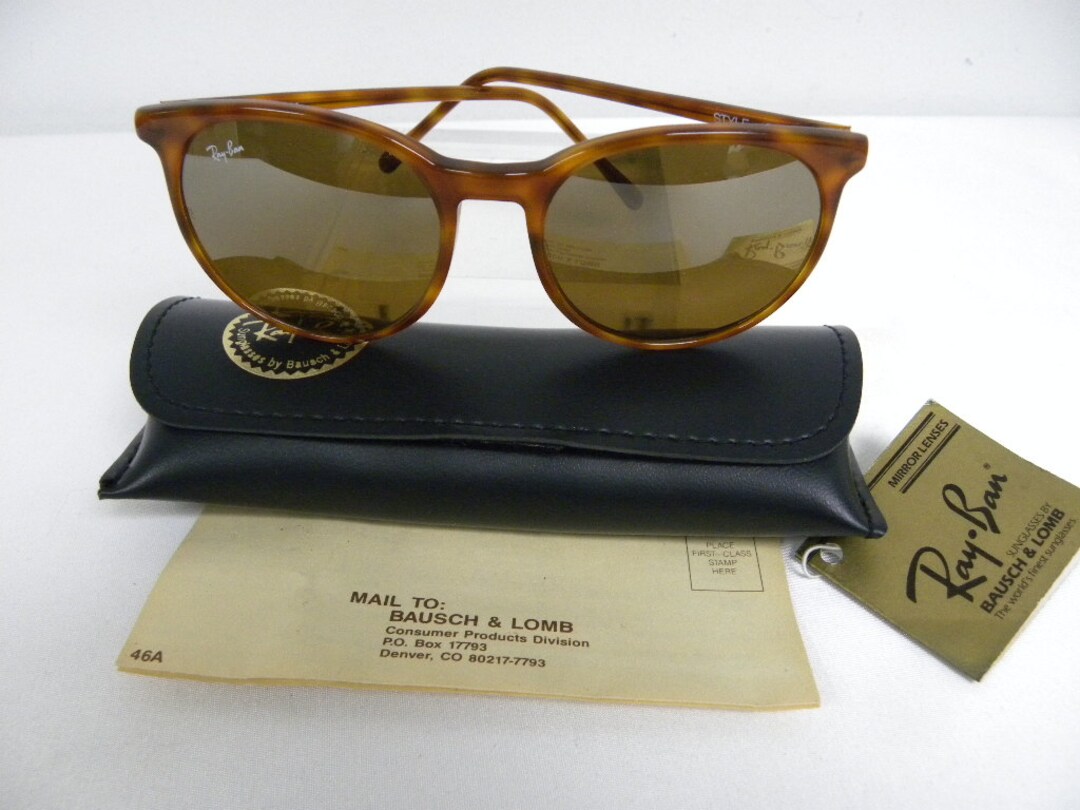 New Vintage B&L Ray Ban Traditionals Style C Tortoise B15 TGM Driving ...