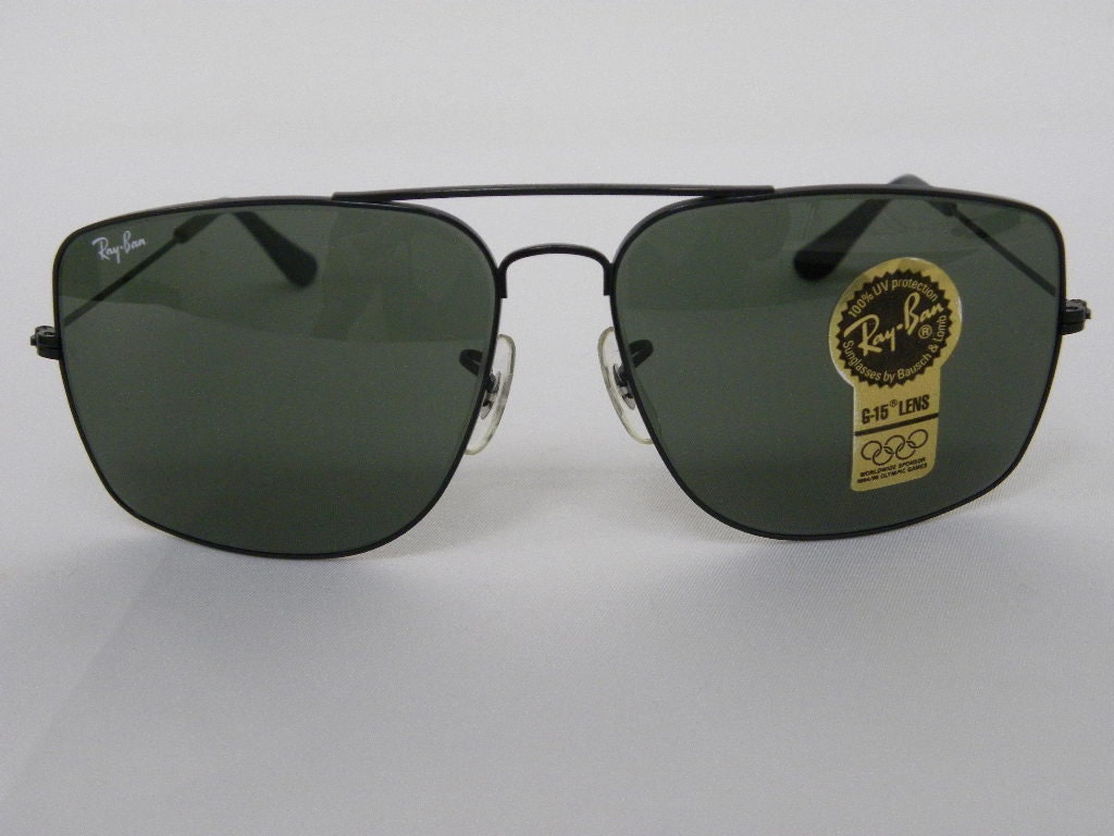 New Vintage B&L Ray Ban Classic Metals Explorer Black G-15 62mm W0503 ...