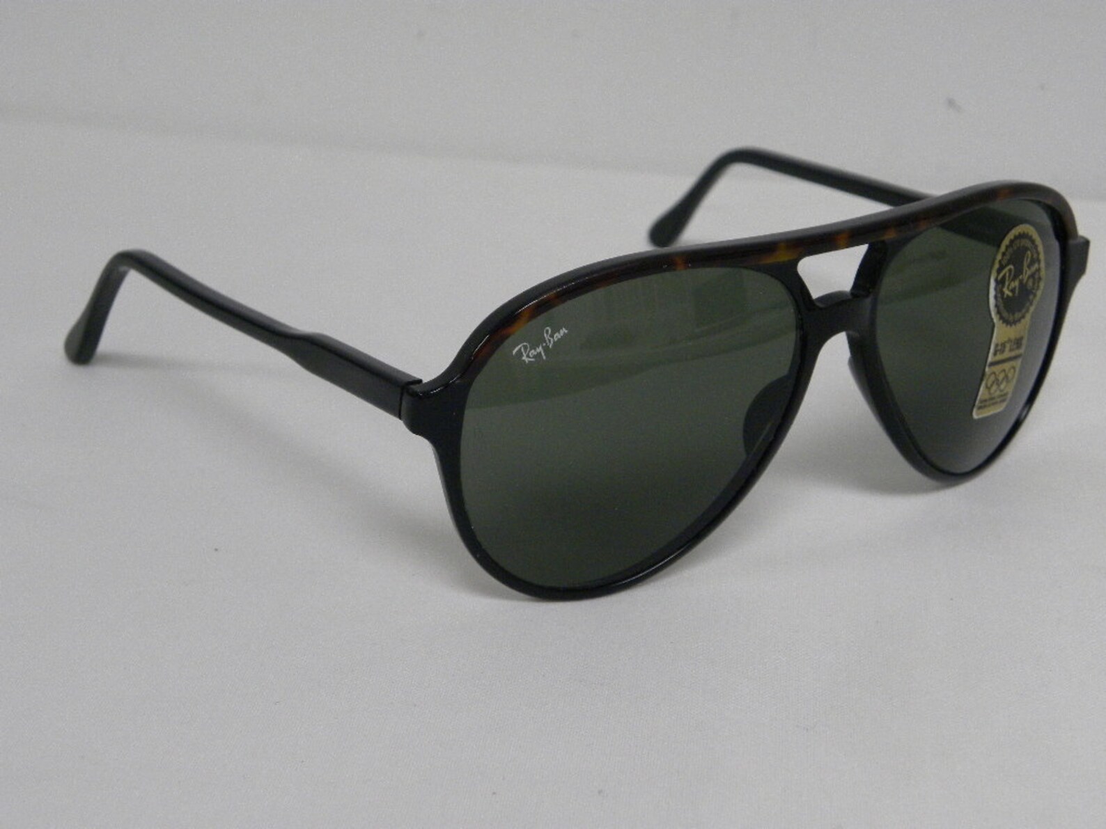 New Vintage B&L Ray Ban Traditionals Style A Black Tortoise G-15 L1668 ...