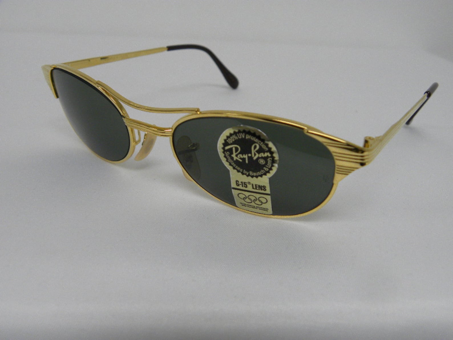 New Vintage B&L Ray Ban Signet Oval Gold G1-5 W1394 Sunglasses Usa - Etsy