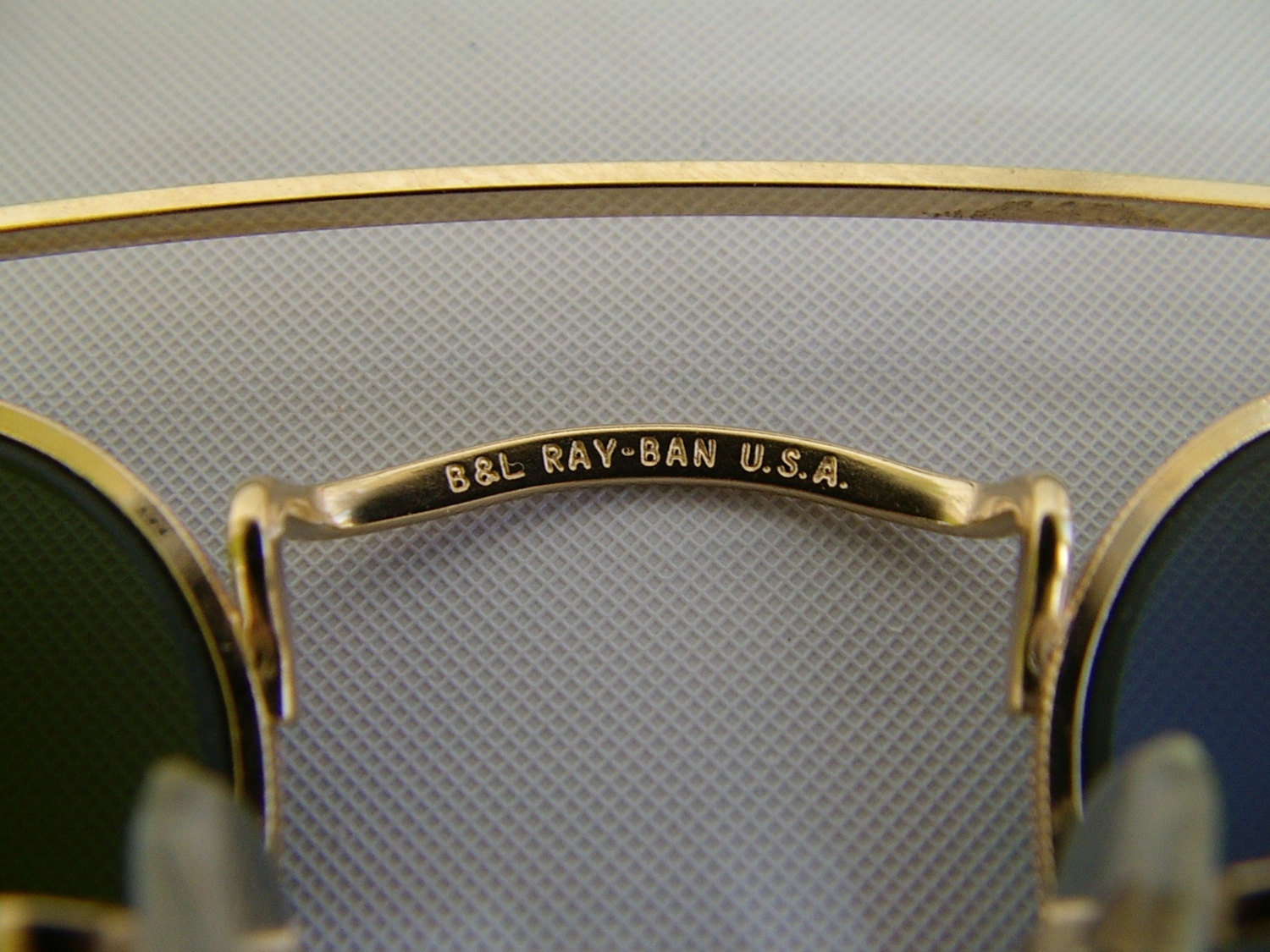 New Vintage B&l Ray Ban Classic Collection Style 5 With Brace Gold ...