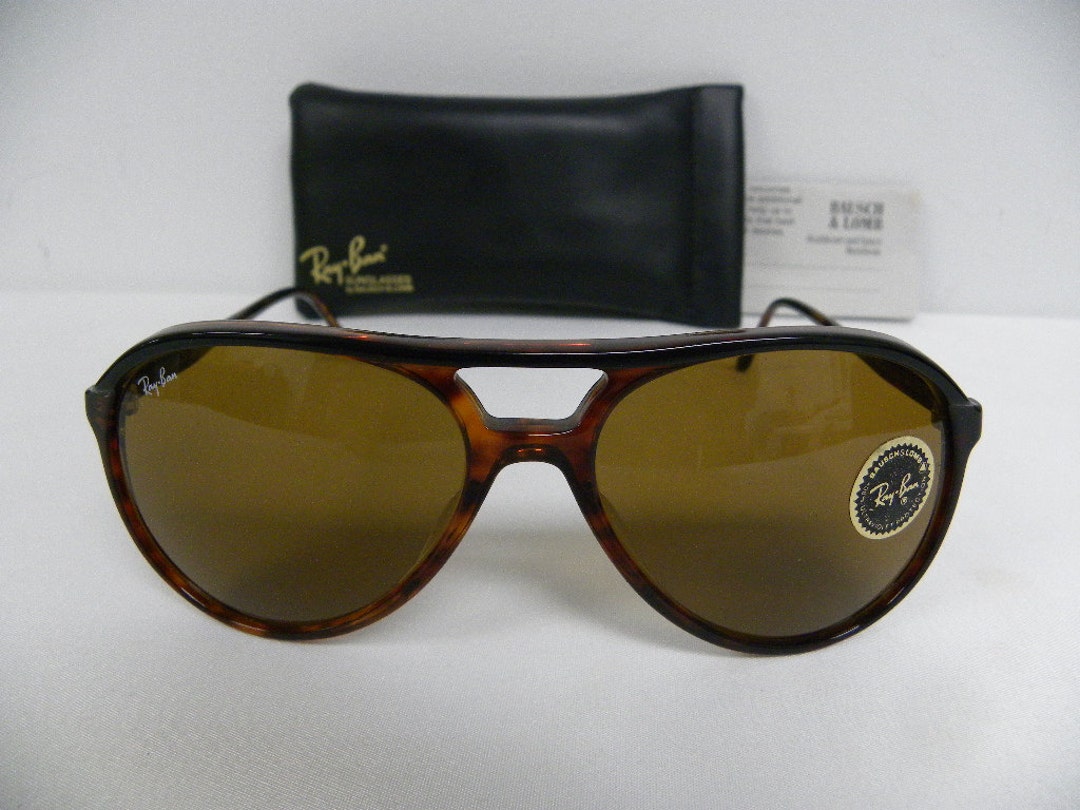 New Vintage B&L Ray Ban Traditionals Style A Black Tortoise B-15 L1669 ...