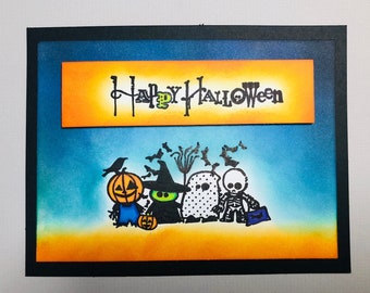 Happy halloween card | Etsy