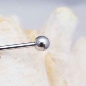 14G Filigree Heart Industrial Barbell With Black Onyx Insert - Etsy