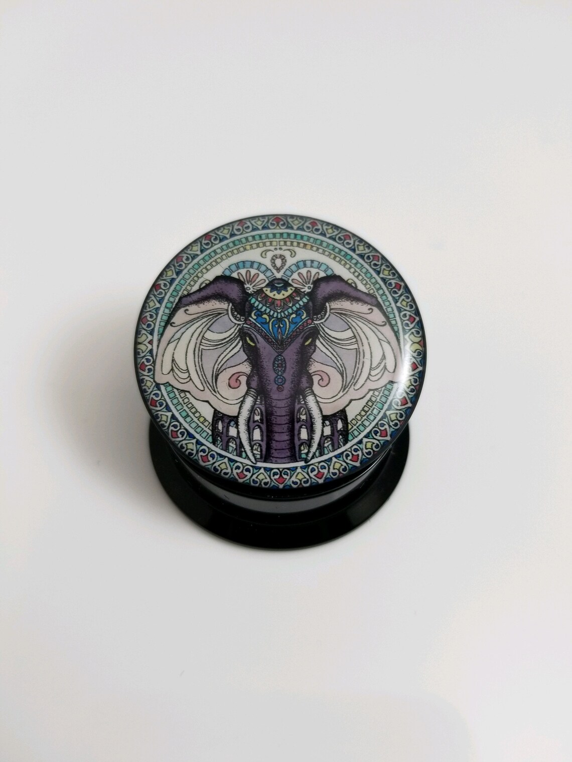 PAIR Decorative Elephant Acrylic Plugs Screw Fit Plugs Sizes - Etsy