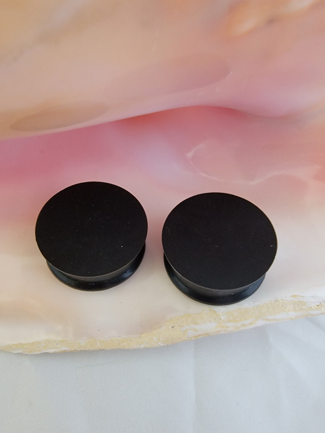 Pair Black Silicone Plugs Large Sizes 16mm to 28mm Gauges - Etsy