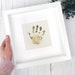 Gold Baby Handprint Keepsake Frame - New Baby Keepsake - First Hand ...