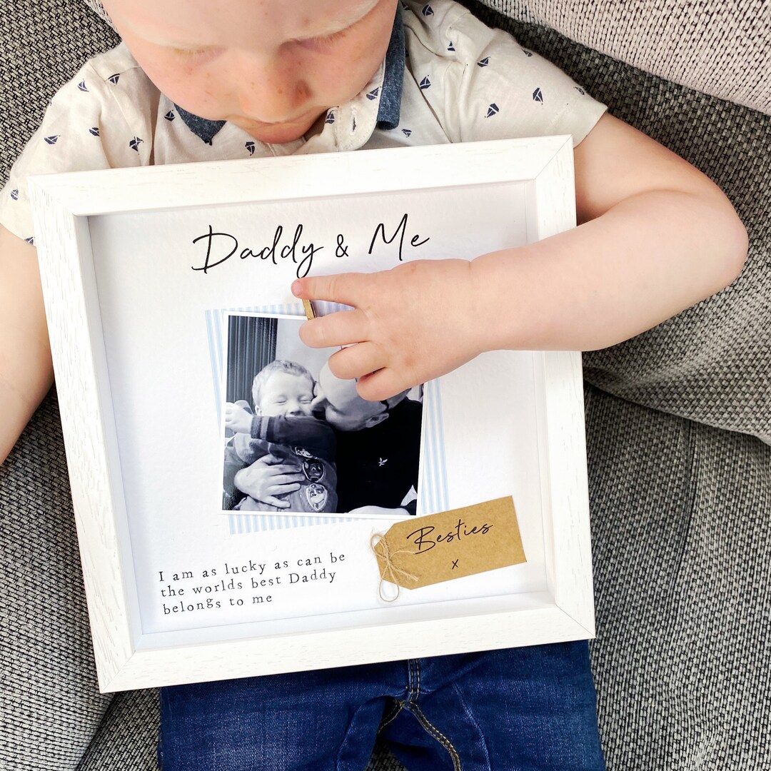 Daddy Photo Frame- Personalised Fathers Day Gift- Daddy and Me Gift- I ...