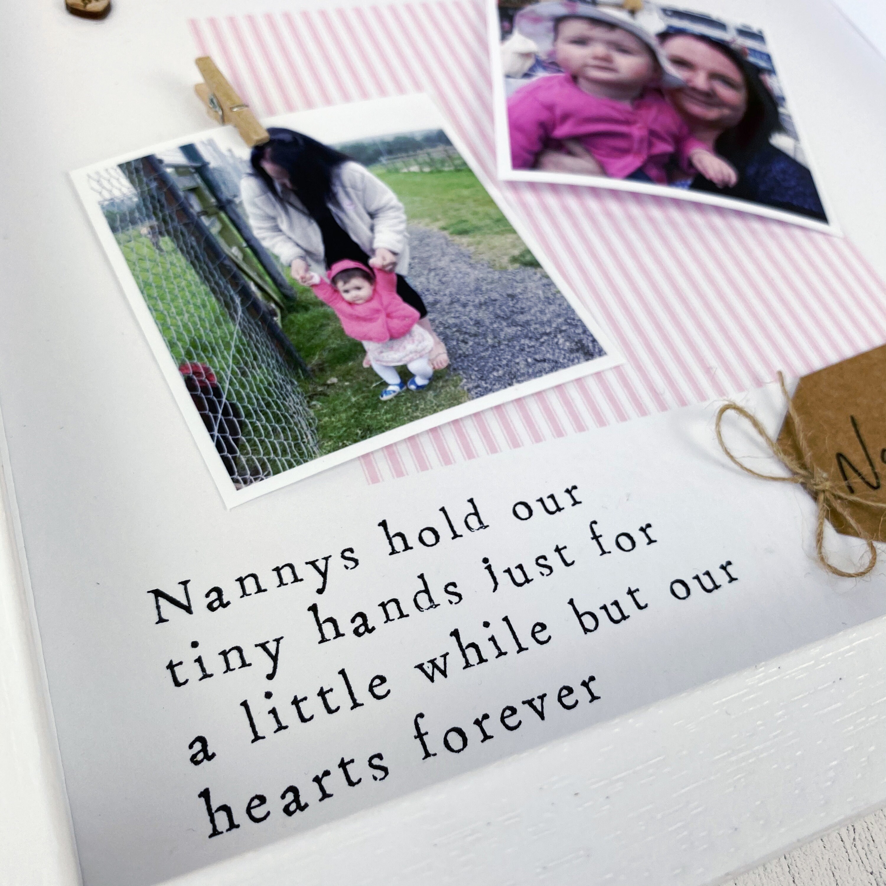 Nanny Scrabble Frame Personalised Photo Frame for Nana Nanny | Etsy