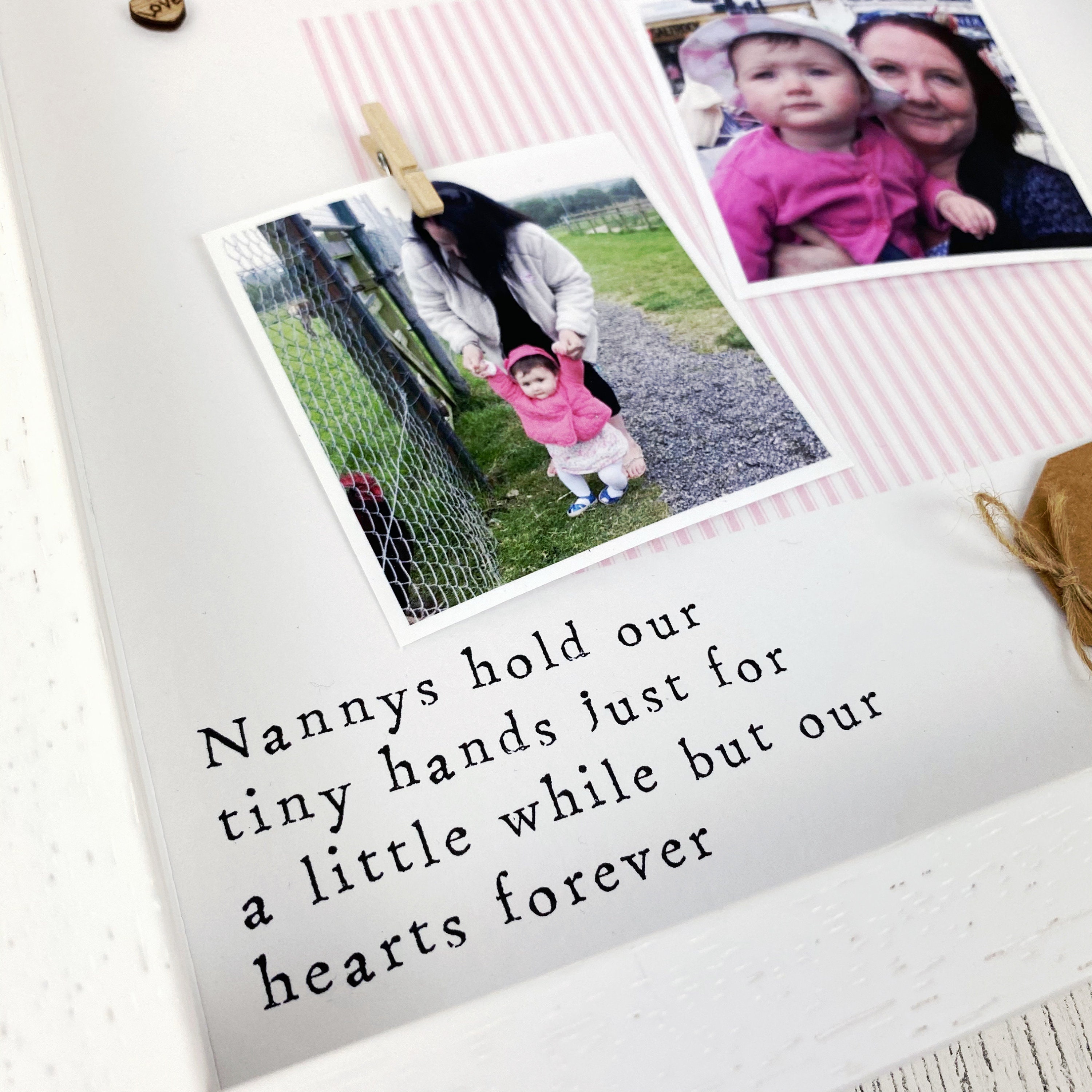 Nanny Scrabble Frame- Personalised Photo Frame for Nana- Nanny Gift ...