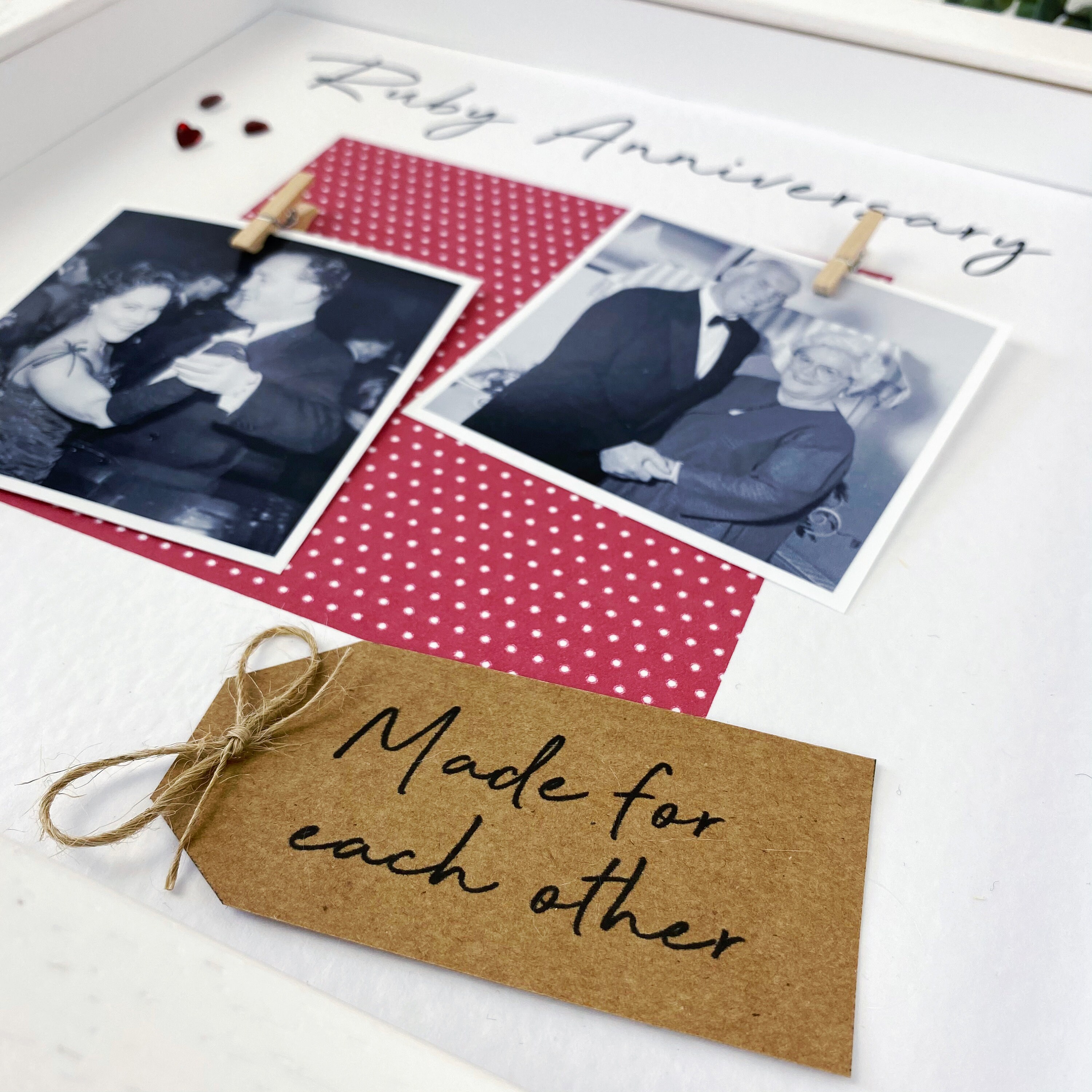 Ruby Anniversary Gift Personalised Photo Frame Anniversary | Etsy