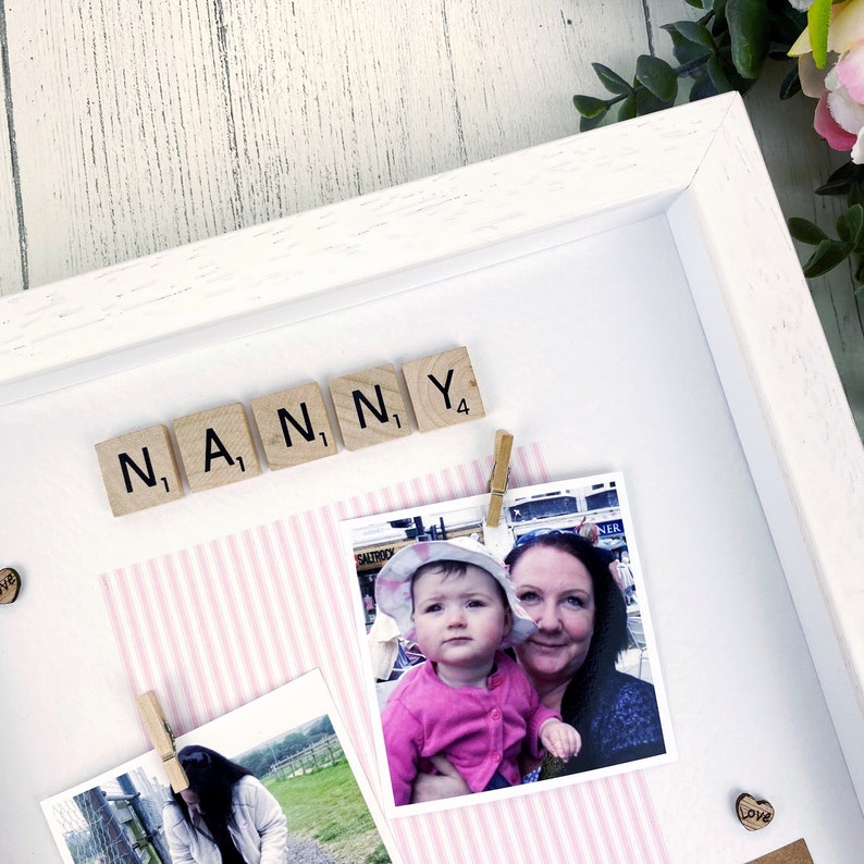 Great Grandma Frame- Personalised Scrabble Frame- Photo Frame- Grandmas ...