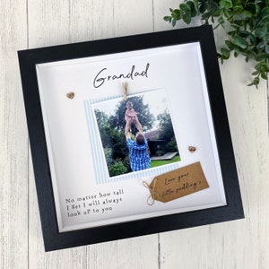 Grandad Photo Frame Fathers Day Gift Personalised Scrabble Frame ...