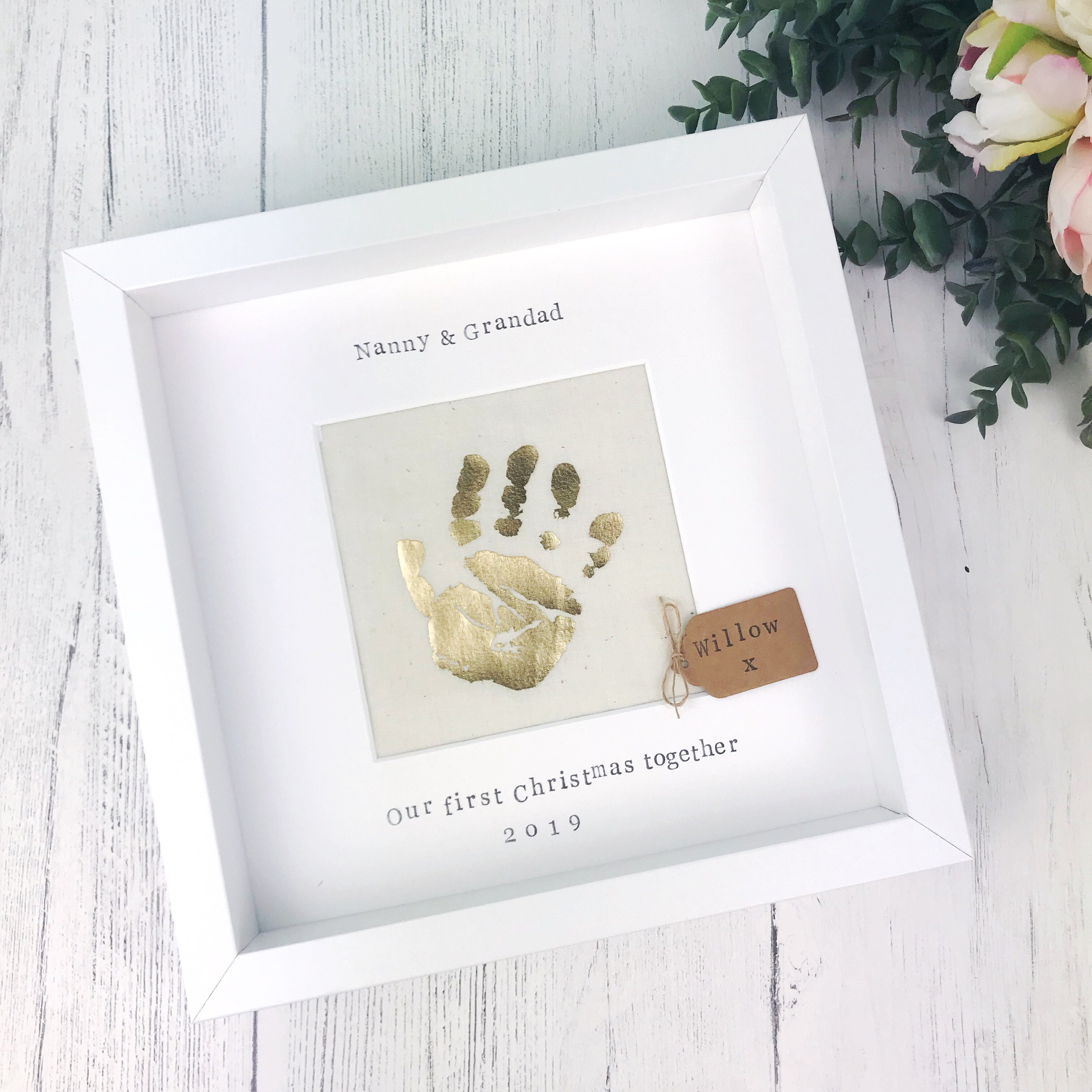 Baby Handprint Frame