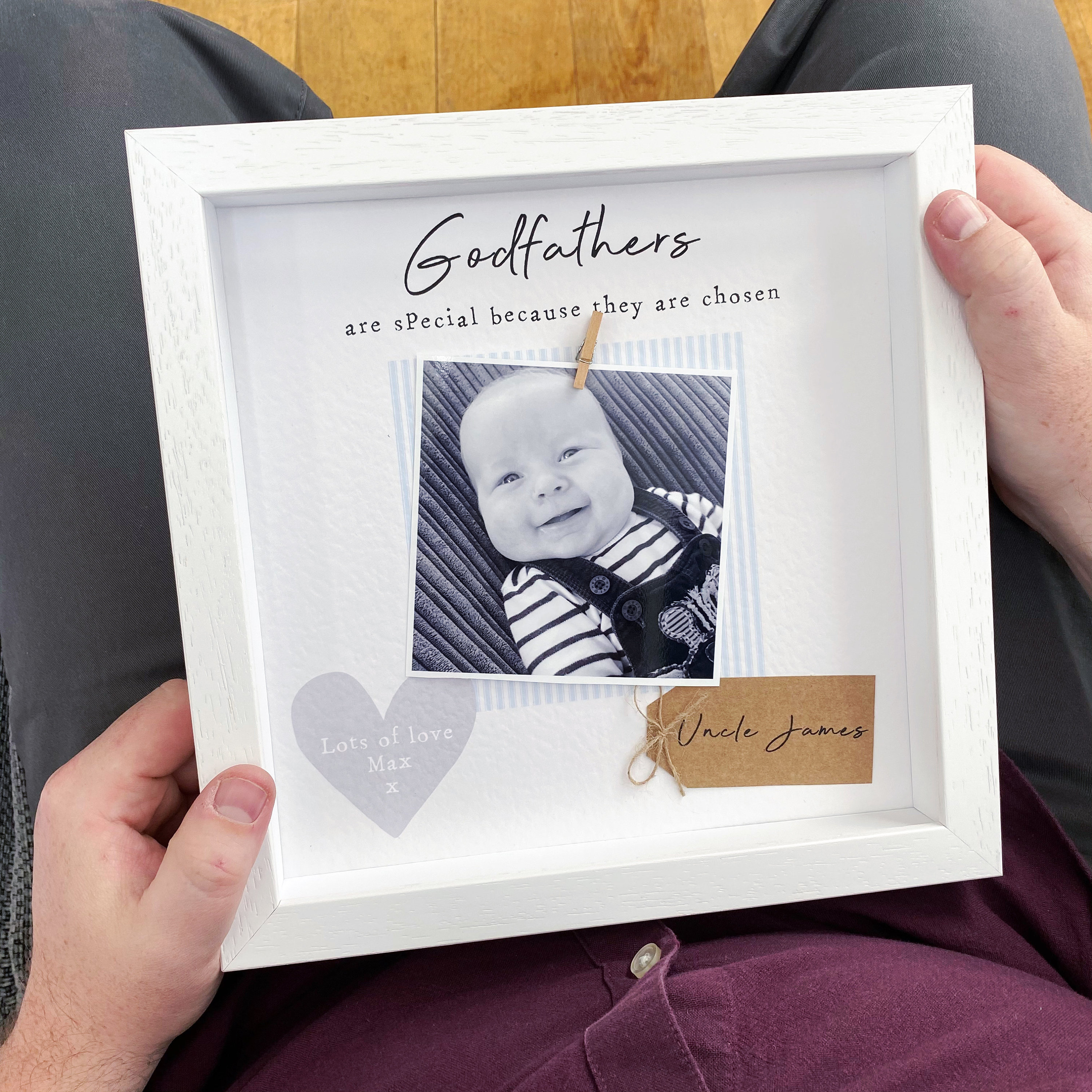 Godfather Photo Frame Gift Will You Be My Godfather | Etsy