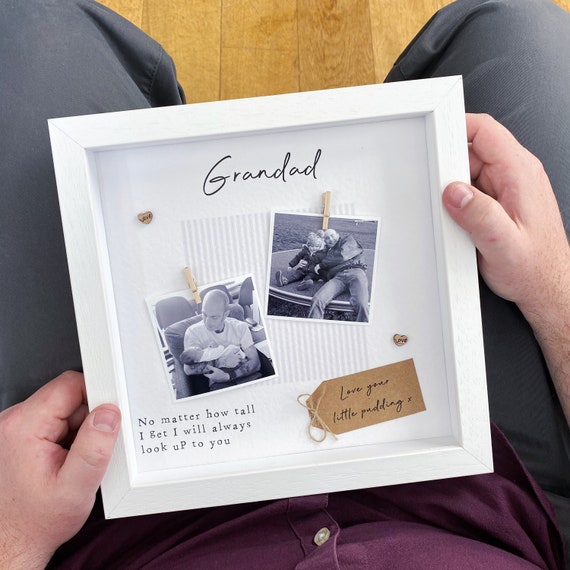 Grandad Photo Frame Fathers Day Gift Personalised Scrabble | Etsy UK