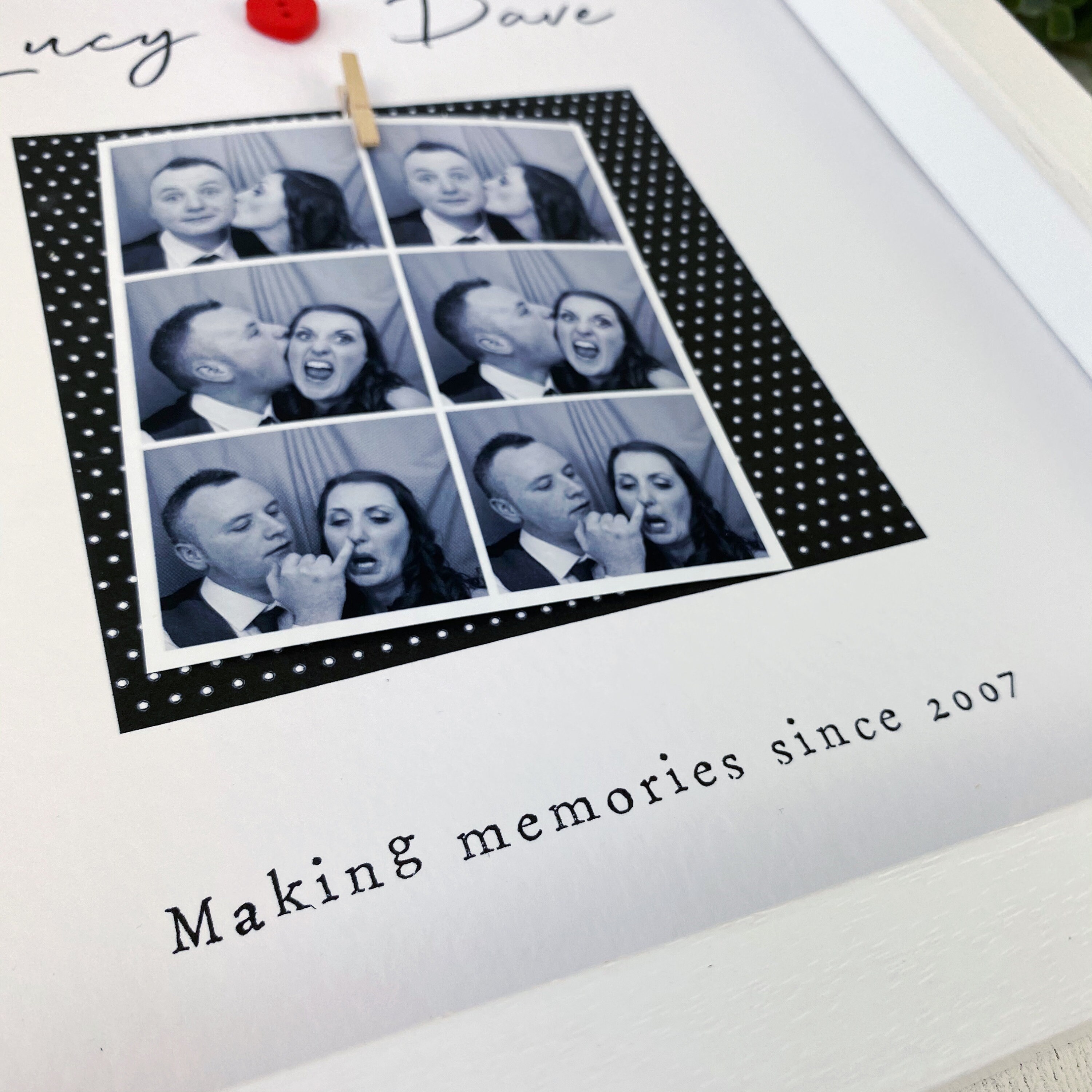 Making Memories Photo Frame- Photo Booth Frame- Valentines Day ...