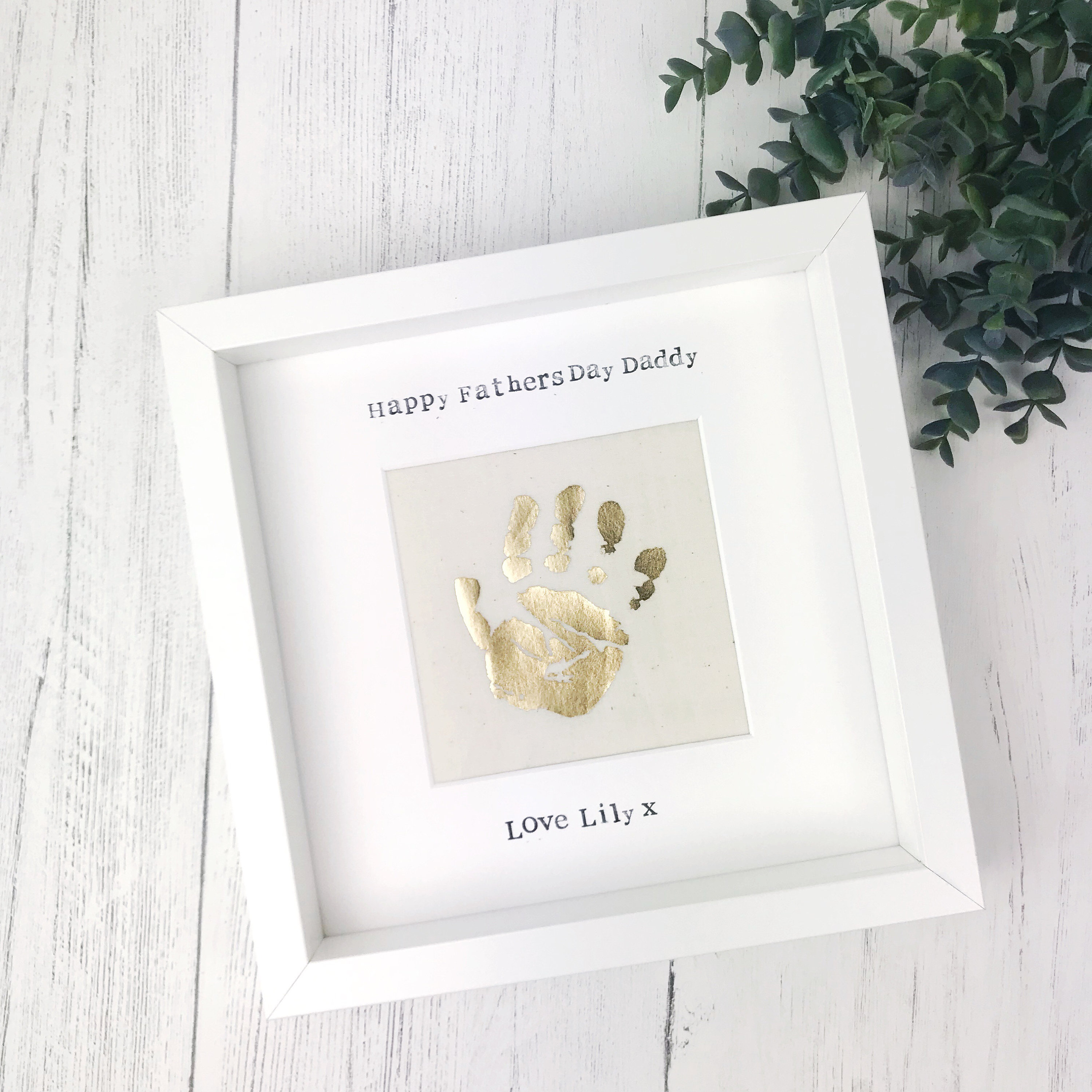 Baby Handprint Frame